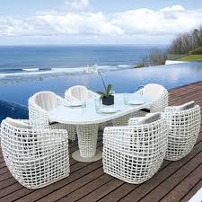 Dynasty Outdoor Oval Dining Table | Skyline Design | Curations ...